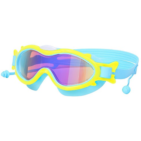 Coolworld Kids Swim Goggles With Ear Plugs Blue : Target