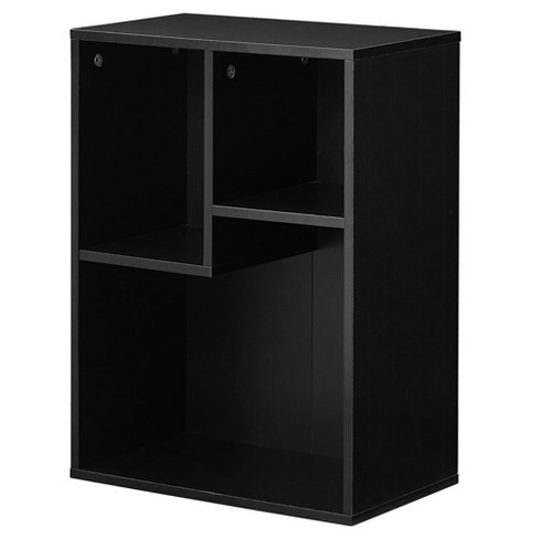 Vecelo Farmhouse Bookcase, 3-shelf Free Standing Bookcase : Target