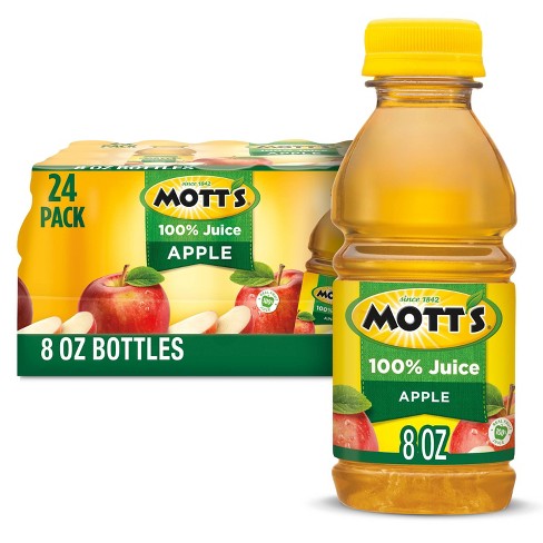 Mott's 100% Original Apple Juice - 24pk/8 Fl Oz Bottles : Target