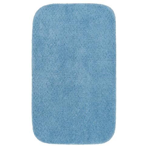 24"x40" Cabernet Nylon Washable Bath Rug Runner Basin Blue - Garland ...