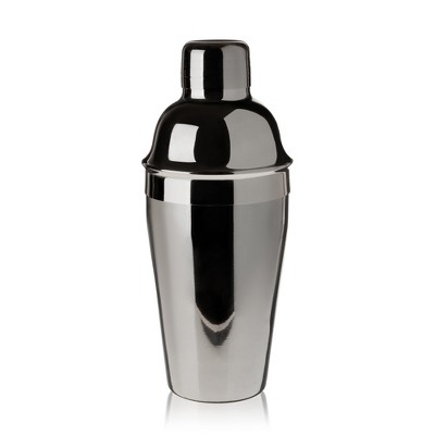 True Ash Matte Black Cocktail Shaker, 18 Oz Stainless Steel Cobbler ...