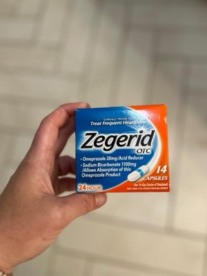 Zegerid Otc Omeprazole 20mg And Sodium Bicarbonate Acid Reducer For ...