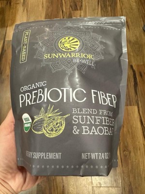 Be Well Organic Prebiotic Fiber Powder, Blend From Sunfiber & Baobab ...