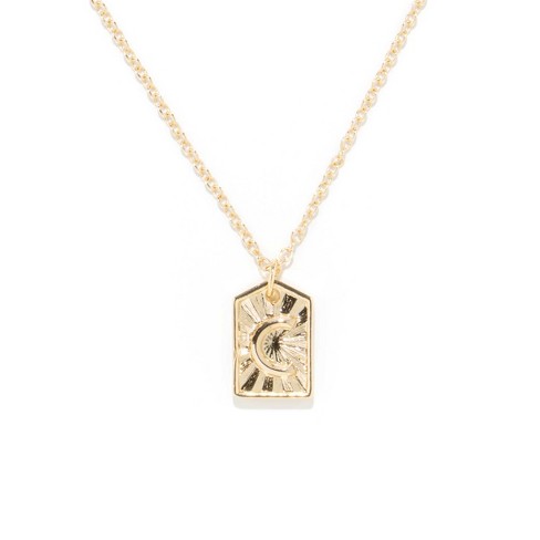 Soul Stack's Initial Here Pendant Necklaces - C : Target