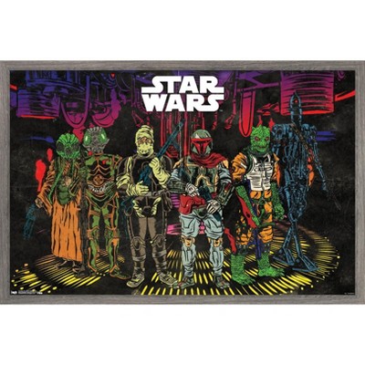 Trends International Star Wars: Saga - Galaxy Framed Wall Poster Prints ...