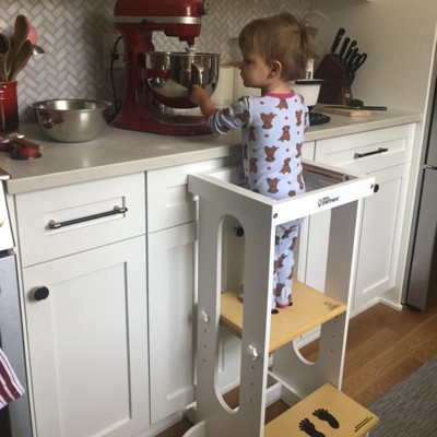 Little Partner Explore N Store Learning Tower, Folding Toddler Tower ...