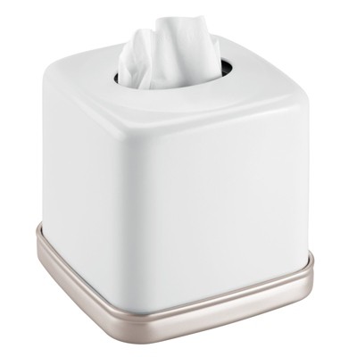 Vintiquewise Rectangular Velvet Modern Paper Facial Tissue Box Holder ...