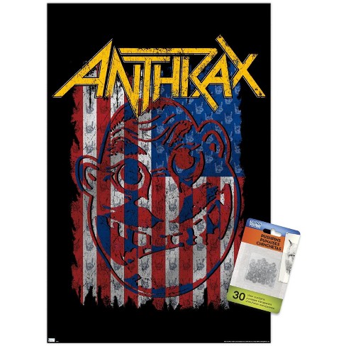 Trends International Anthrax - Flag Unframed Wall Poster Prints : Target