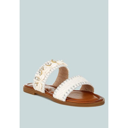 Shellfish Raffia Slip On Sandals : Target