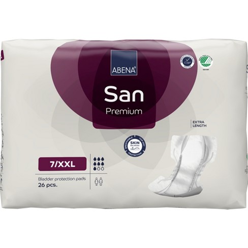 Abena San, Premium Incontinence Pads, Moderate Absorbency (sizes 4 To 7 ...