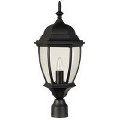 Craftmade Lighting Cast Aluminum 1 - Light Post Light In Textured Black ...
