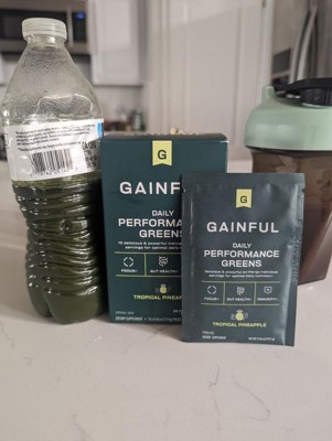 Gainful Performance Greens Stick Packs - Tropical Pineapple - 10ct : Target
