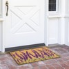 Juvale Floral Spring Coir Door Mat For Front Door, Entryway, 17x30 ...