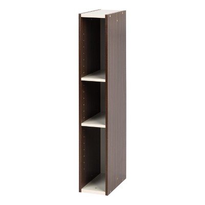 Iris Usa 3 Shelf Open Wood Shelving Rack Unit, Brown : Target