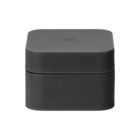 Unique Bargains Portable Square Double Layer Cream Box 1 Pc Black 50g ...