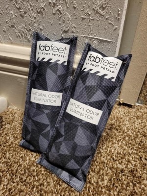 Fab Feet Women's By Foot Petals Deodorizer Charcoal Bags - Black : Target