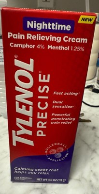 Tylenol Topical Analgesic Night-Time Pain Relieving Cream - 4 fl oz ...