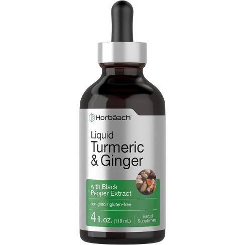 Horbaach Liquid Turmeric And Ginger Supplement | 4 Fl Oz : Target
