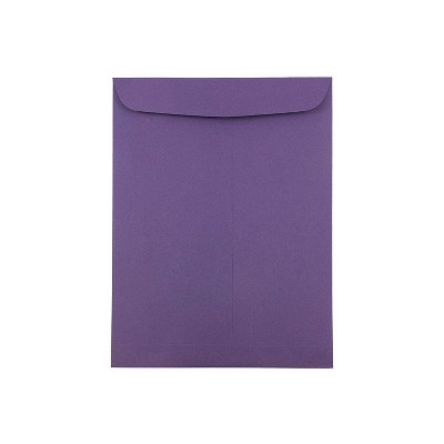 Jam Paper 9 X 12 Open End Catalog Envelopes Dark Purple 25/pack ...