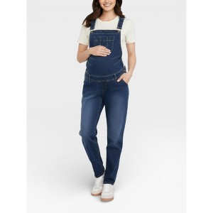 Women's Relaxed Fit Maternity Denim Overall - Skoll Wash - Size: Large ...