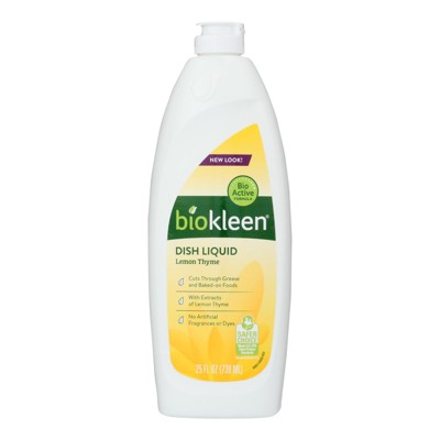 Biokleen Dish Liquid Lemon Thyme - Case Of 6 - 25oz : Target