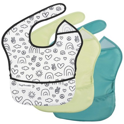 Tiny Twinkle Mess-proof And Waterproof Baby Food Bib For Boys Or Girls ...