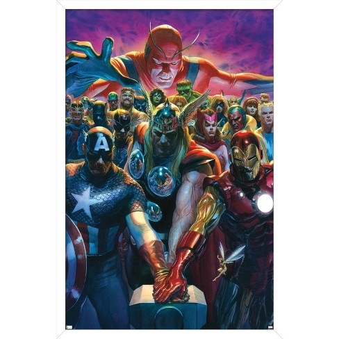 Trends International Marvel Comics Avengers - Avengers #10 Framed Wall ...