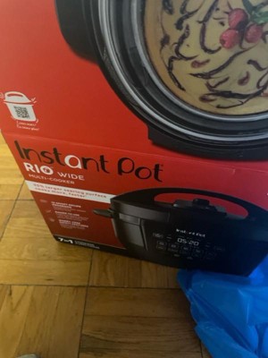 Instant Pot Rio Wide 7.5qt 7-in-1 Electric Pressure Cooker & Multi ...