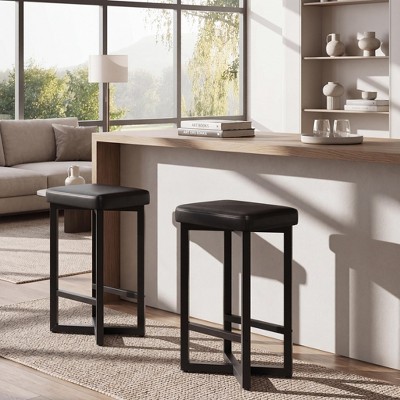 Set of 2 Backless Bar Stools, 24" Counter Height : Target