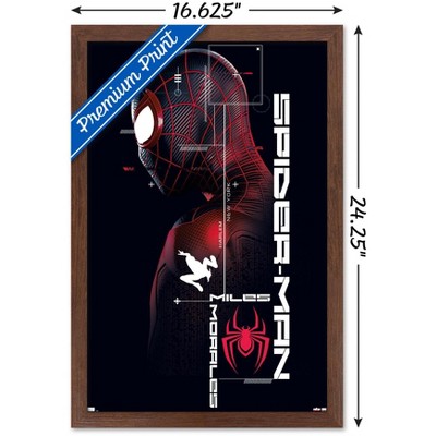 Trends International Marvel's Spider-man: Miles Morales - Miles Framed ...