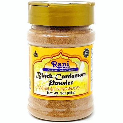 Black Cardamom Powder (kali Elachi) - 3oz (85g) - Rani Brand Authentic ...