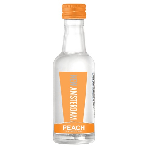 New Amsterdam Peach Flavored Vodka - 50ml Bottle : Target