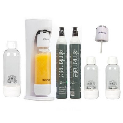 Drinkmate Omnifizz Party Bundle - White : Target