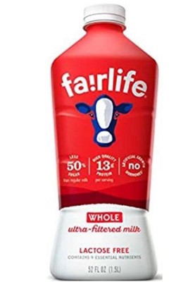 Fairlife Lactose-free Whole Milk - 52 Fl Oz : Target