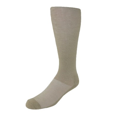 Windsor Collection Men's King Size Gradual Compression Socks, Khaki ...