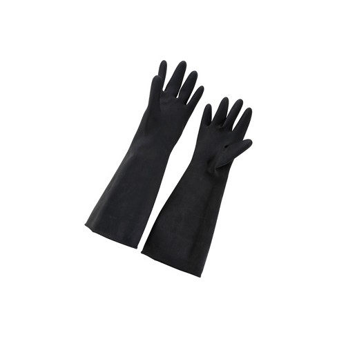 Winco Natural Latex Gloves Large Black Pack Of 2 Target