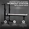 Balancefrom Fitness Adjustable Multifunctional Workout Bench Station ...
