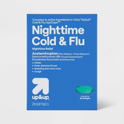 Nighttime Cold & Flu Relief Softgels - 24ct - Up&up™ : Target