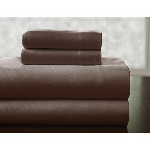 Pointehaven Heavy Weight 100% Cotton Chocolate Solid 170 Gsm Flannel 4 ...