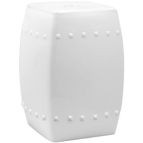 Villa Ceramic Garden Stool - White - Safavieh. : Target