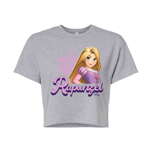 Women's Disney Princess Rapunzel Headshot Cropped Graphic T-shirt ...