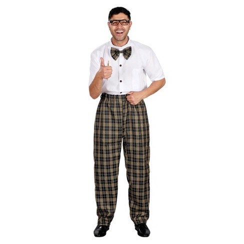 Angels Costumes Adult Nerd Costume Extra Large Extra Large : Target
