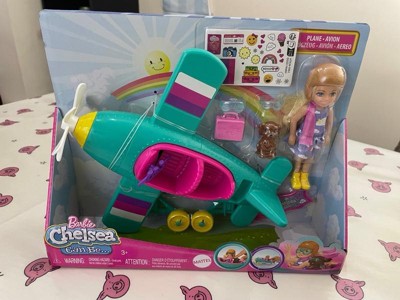 Barbie Chelsea Can Be… Plane Doll & Playset, 2-seater Aircraft With ...
