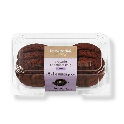Brownie Chocolate Chip Cookies With Ghirardelli - 6ct/13.5oz - Favorite ...
