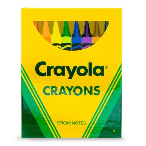 Silver Buffalo Crayola Crayons Sticky Note And Tab Box Set : Target