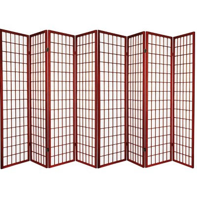 Legacy Decor 8 Panels Room Divider Privacy Screen Partition Shoji Style ...