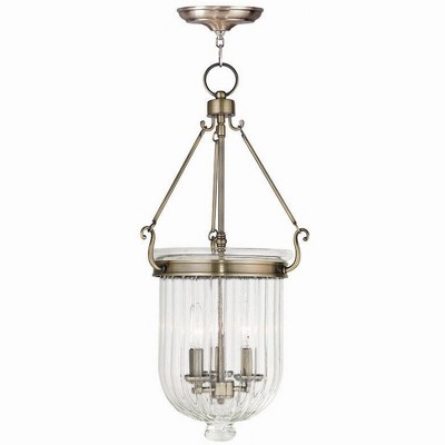 Livex Lighting Coventry 3 - Light Chandelier In Antique Brass : Target