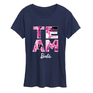 Women's - Barbie - Team Sports Photos Short Sleeve Graphic T-Shirt : Target