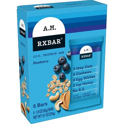 Rxbar A.m. Blueberry Protein Bars 5ct/9.7oz : Target