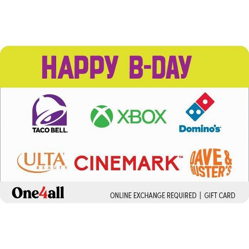 Happy B Day Original Content 100 Gift Card Email Delivery